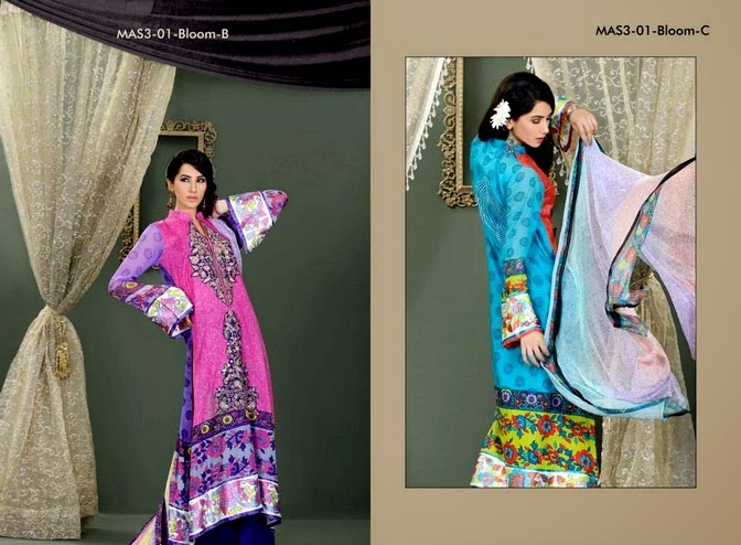 New Pk-Fashion: Mashaal Embroidered Collection 2014 Vol 3 by Lala ...