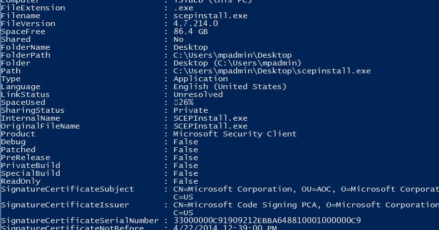 PowerShell: Retrieving File Details ~ Mick's IT Blogs