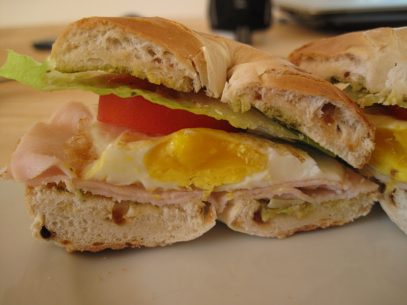 Bagel Sandwiches and Christmas Come Early!