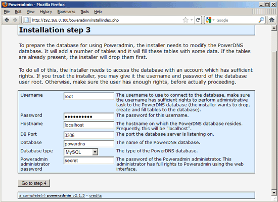 Powerdns Mysql Poweradmin Debian Squeeze Beitadminpl Droga