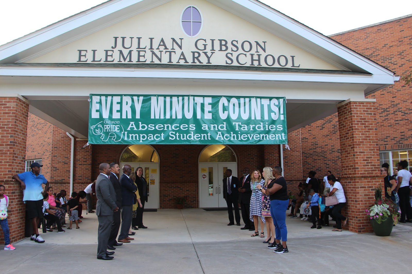 Your Permanent Record: Special Guests Greet Students at Gibson Elementary
