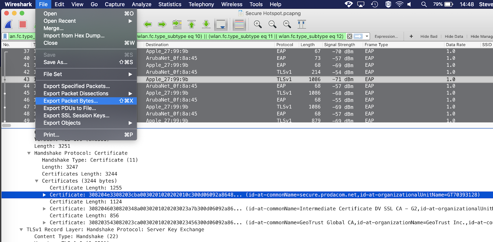 Fun With Certs Extract EAP Certificate chain From Wireshark Dumping Ground Of A Wi Fi fun-with-certs-extract-eap-certificate-chain-from-wireshark-dumping-ground-of-a-wi-fi