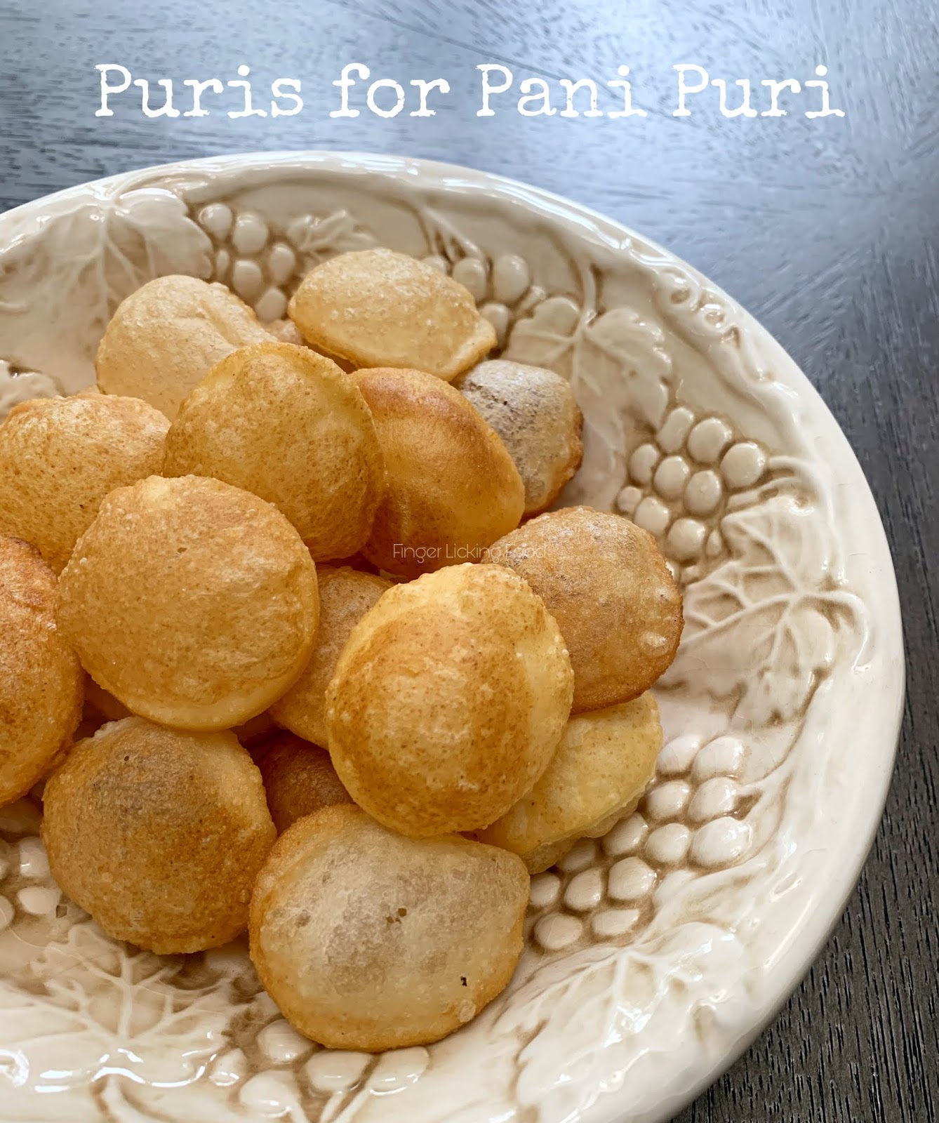 Finger Licking Food: WOYP Day # 59 Pani Puri Puris and Floating Pani Puri