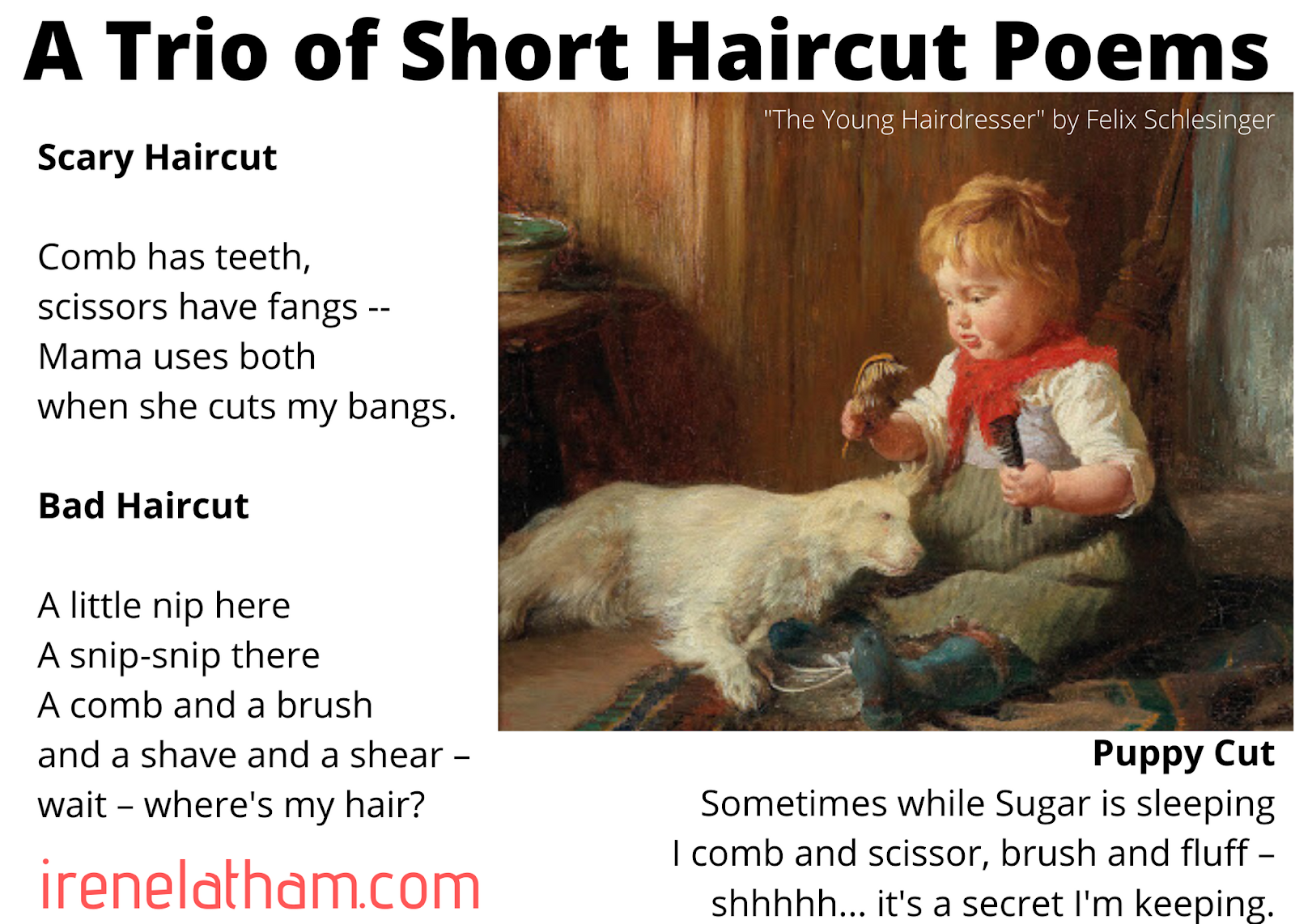 Live Your Poem...: A Trio of Short Haircut Poems