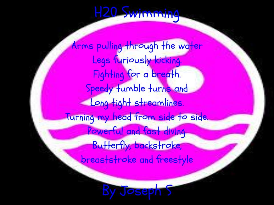 Makarewa School Room One: Swimming Poems