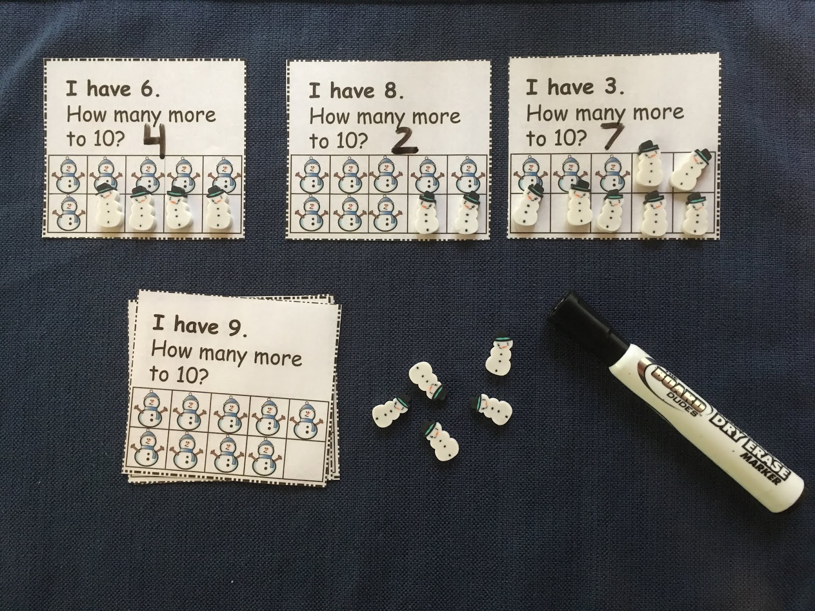 My life as a Kindergarten Teacher: Math Activities with Mini Erasers