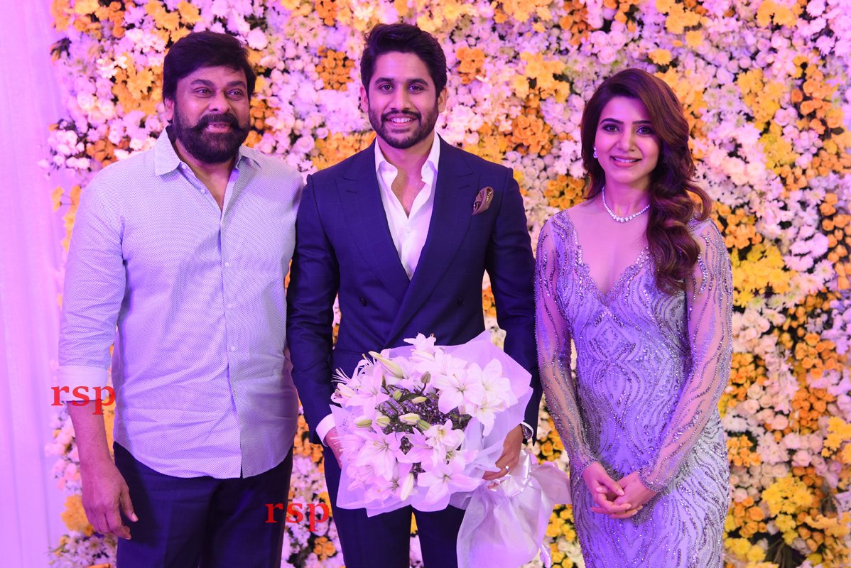 Naga chaitanya, Samantha reception stills - rspnetwork.in