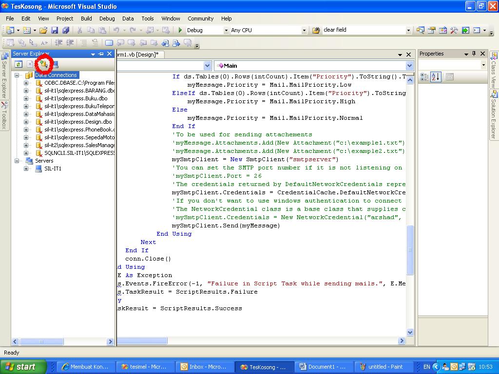 Wisnu Jati Wijaya Cara Koneksi Database Sql Server Ke