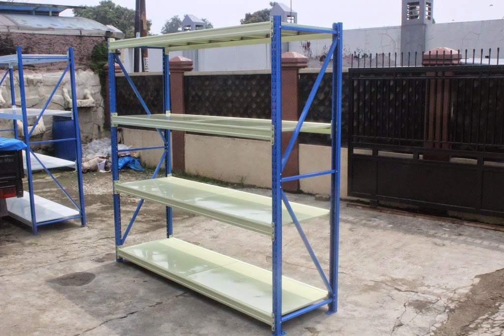 Rak Gudang Medium Duty RR-500 Ukuran Tinggi 200 CM, 250 cm, 300 cm ...