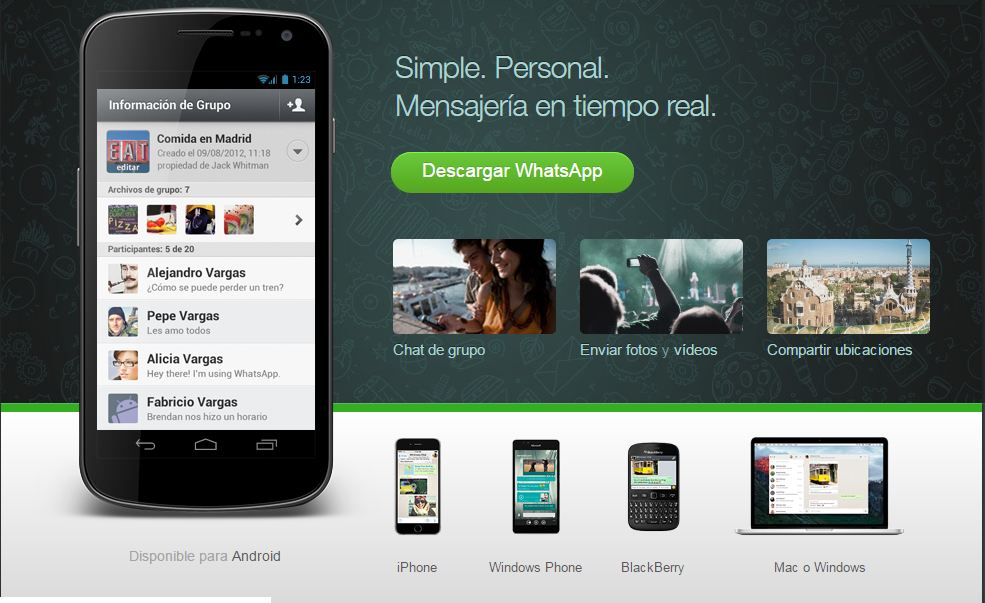 Como funciona WhatsApp Messenger | Descargar WhatsApp