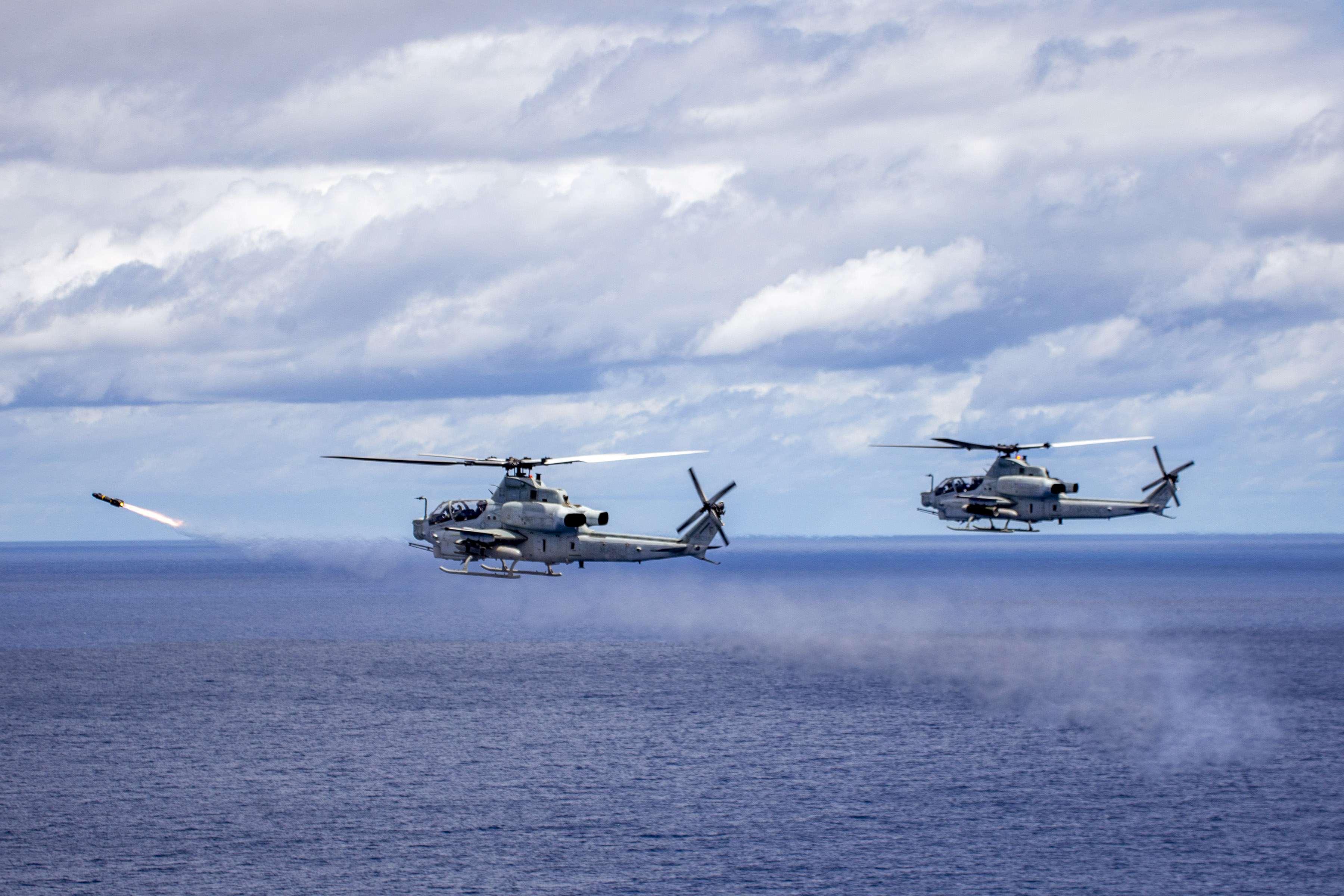 SNAFU!: AH-1Z Viper helicopters from USS New Orleans conduct a live ...
