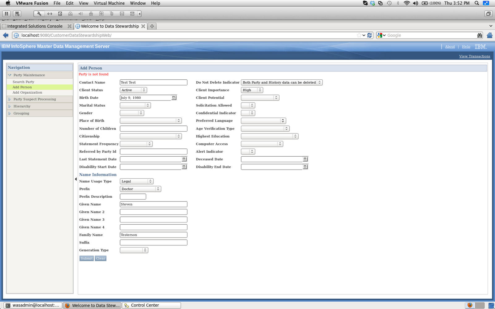 Kevin's IBM Master Data Management Development Blog: MDM 10 - DSUI Can ...