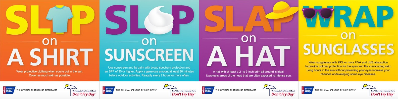 Slip Slop Slap Wrap this Summer Season