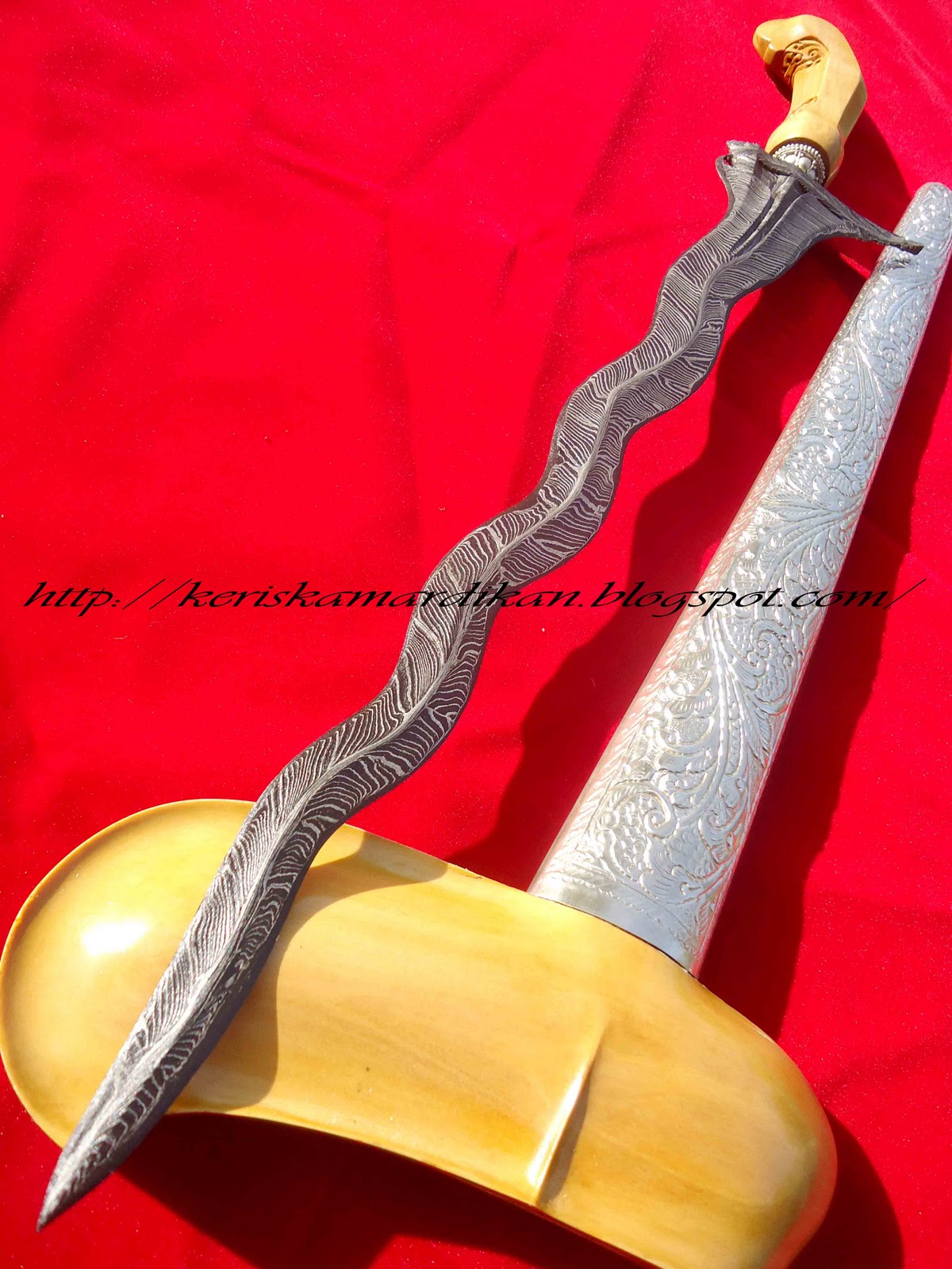 Keris Panimbal Luk 9 Pamor Nogo Rangsang | KERIS KAMARDIKAN | Jual ...