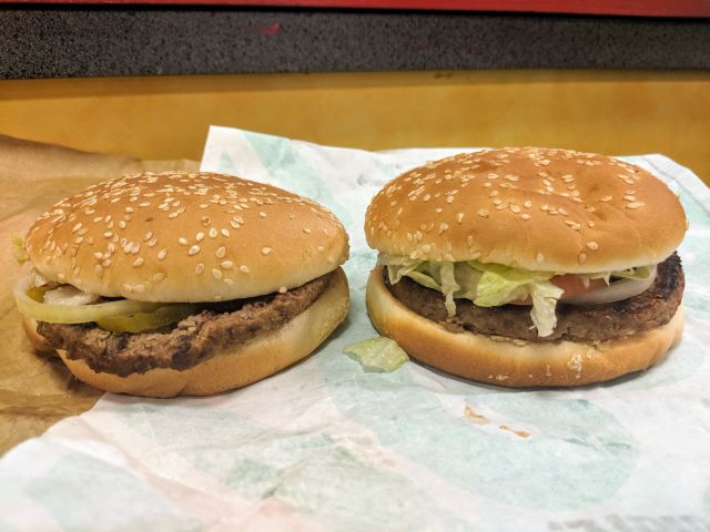 Review: Impossible Whopper vs. Regular Whopper | Brand Eating