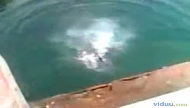 Man Splits His Face Open Diving