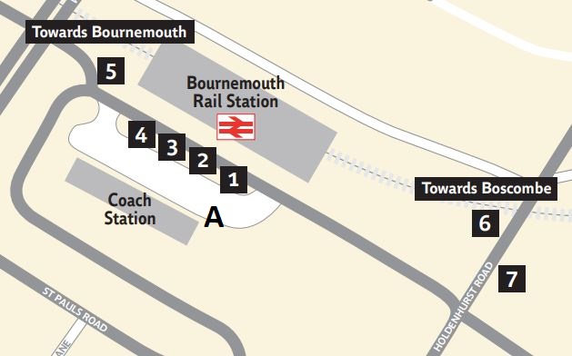 Southampton Bus Update: Major stops: live departures