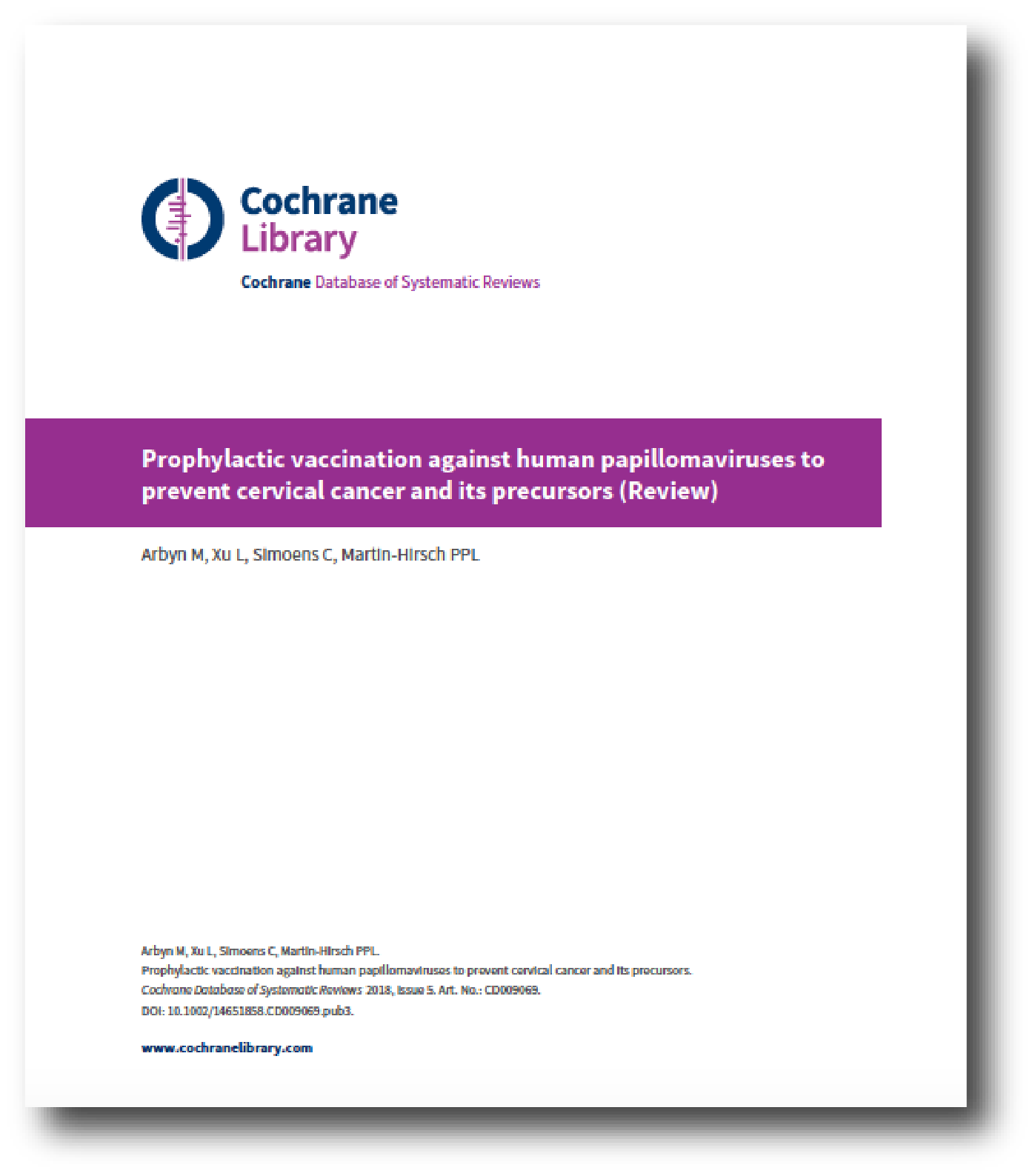 HPV Vaccine Prevents Cervical Pre-Cancer - New Report | Public Health ...