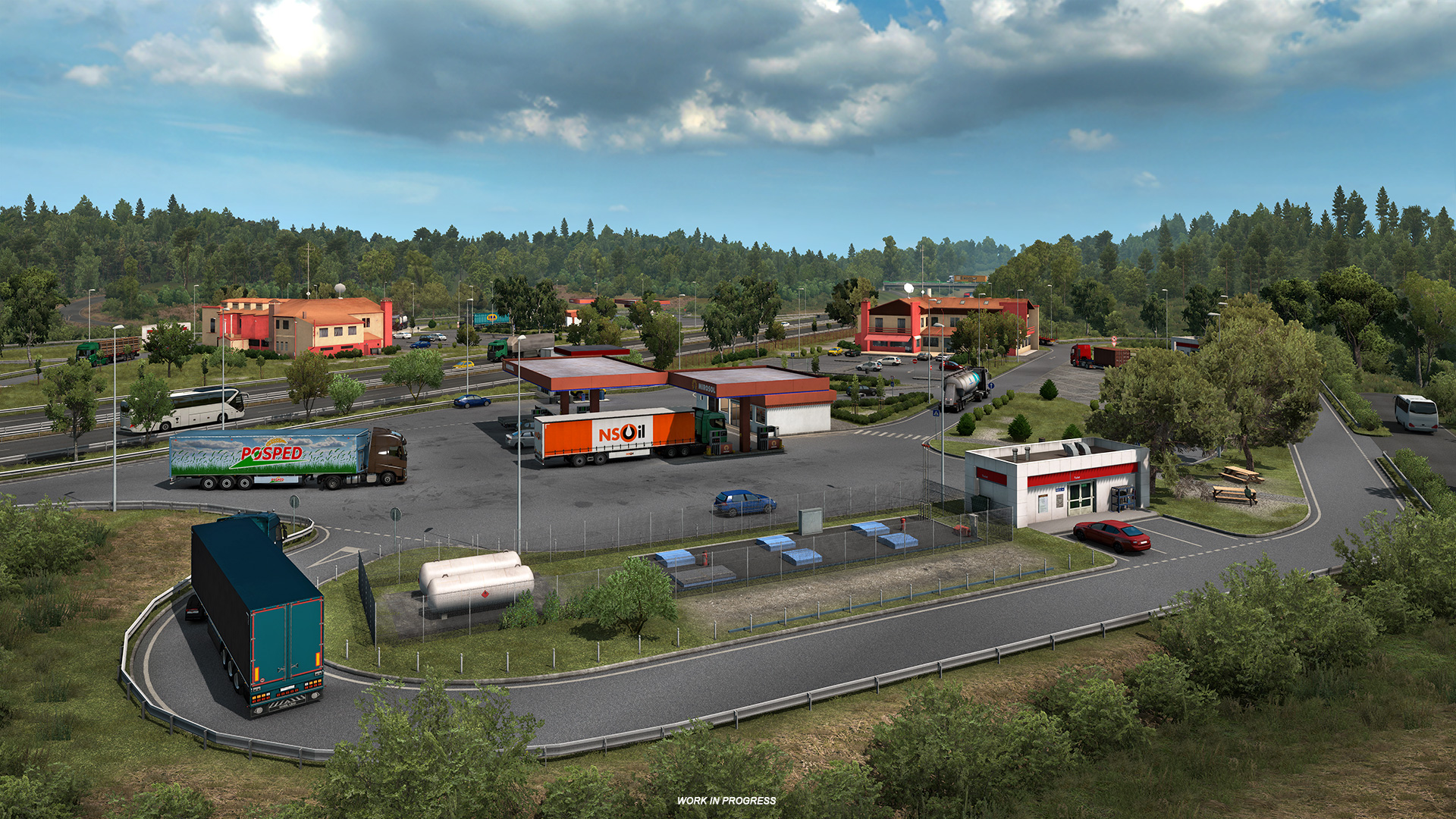 SCS Software's blog: Iberia: Truck Stops & Gas Stations