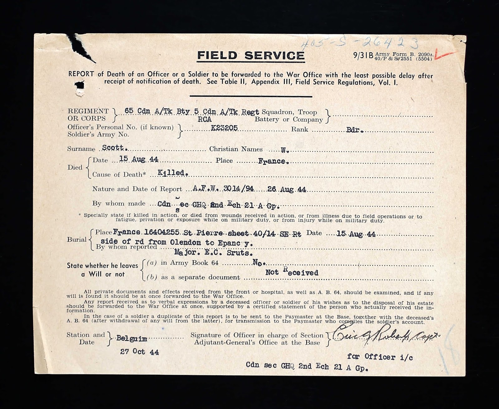 Family Tree Knots: Researching Canadian Soldiers Who Died in the Second ...