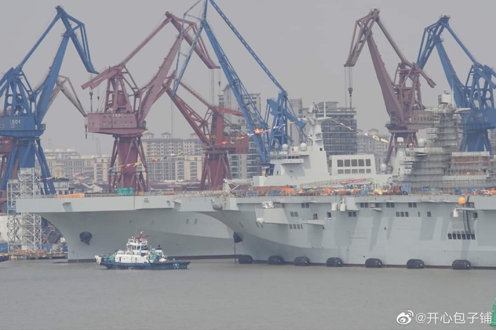 Military and Commercial Technology: China’s second Type 075 amphibious ...