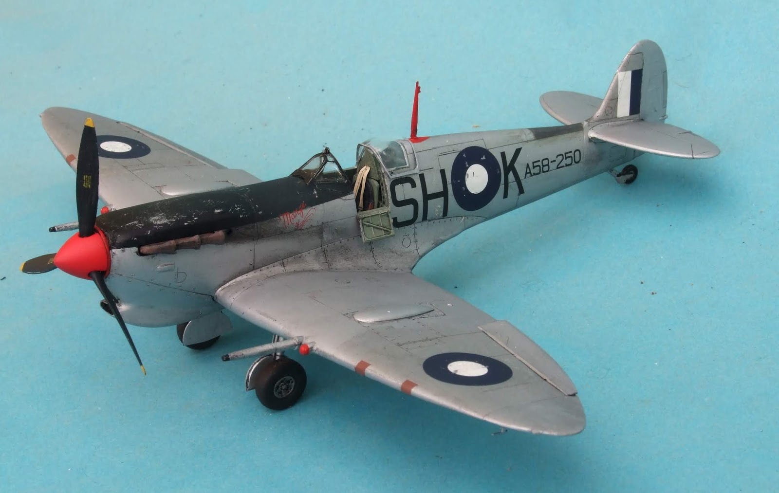 Tony's pair of Mk.Vc Spitfires