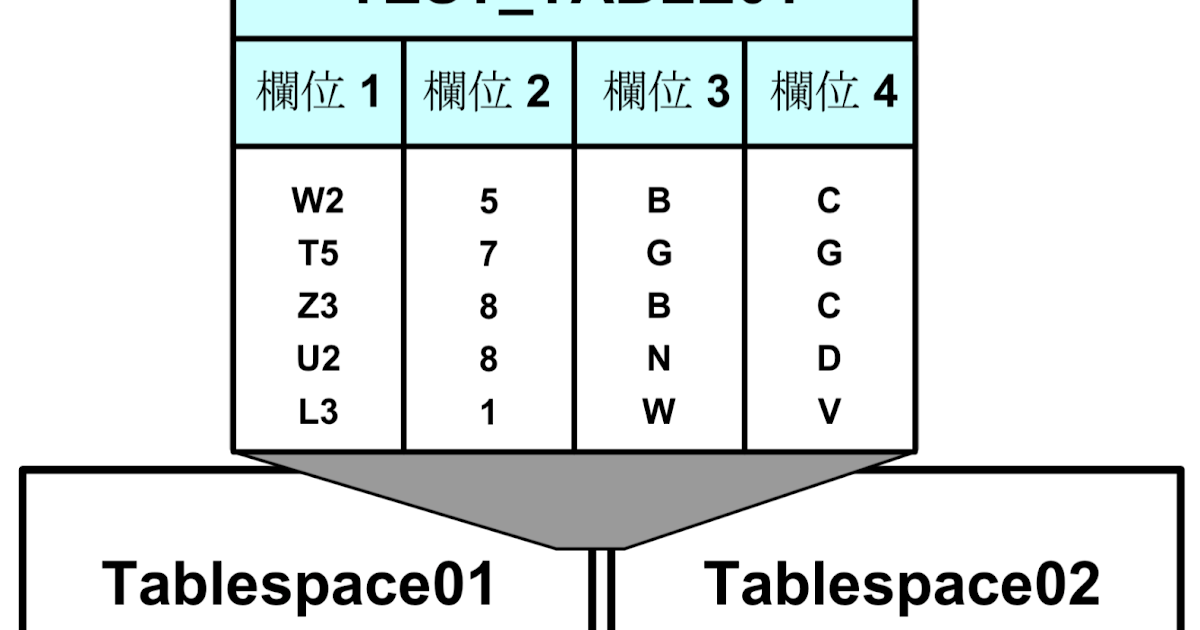 Database Info.: Partition Table