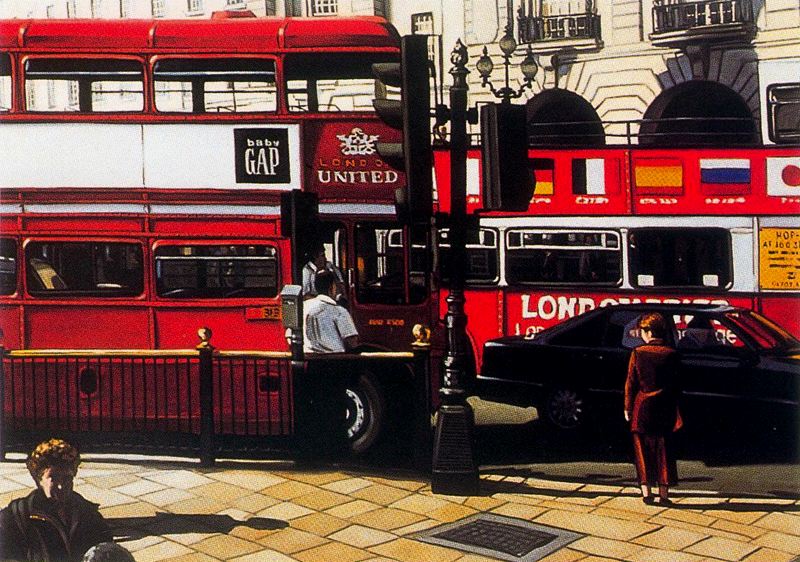 Painting of Lisa Milroy artist, Lisa Milroy paintings