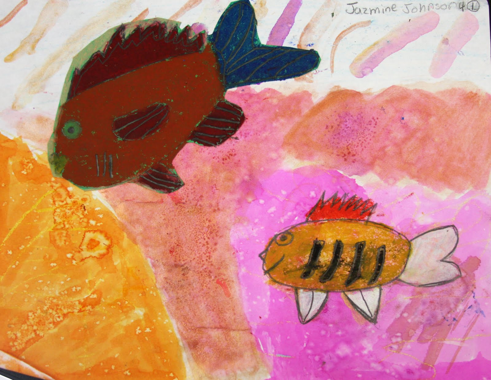 Briargrove Elementary Art Page: Coral Reef