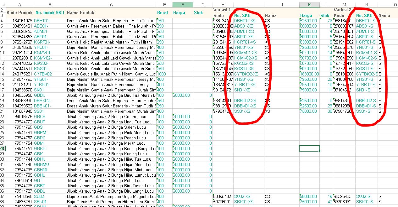 Cara Update Stock Massal di Shopee | BAJUYULI - Blog