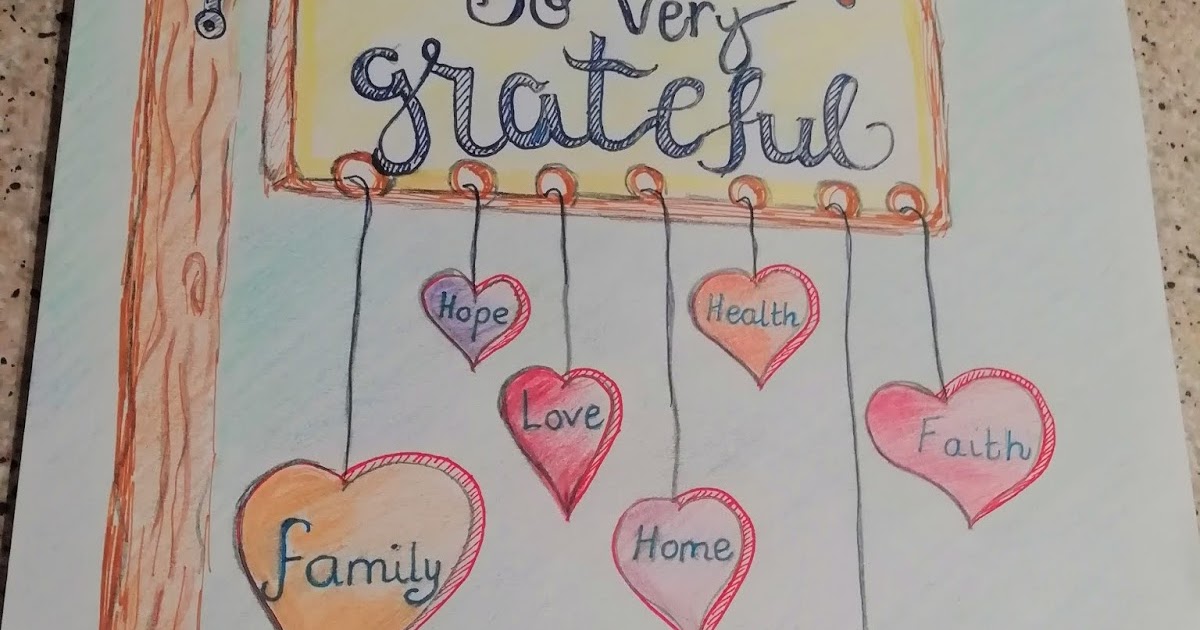 Sew, Create and Recycle: Grateful Drawing