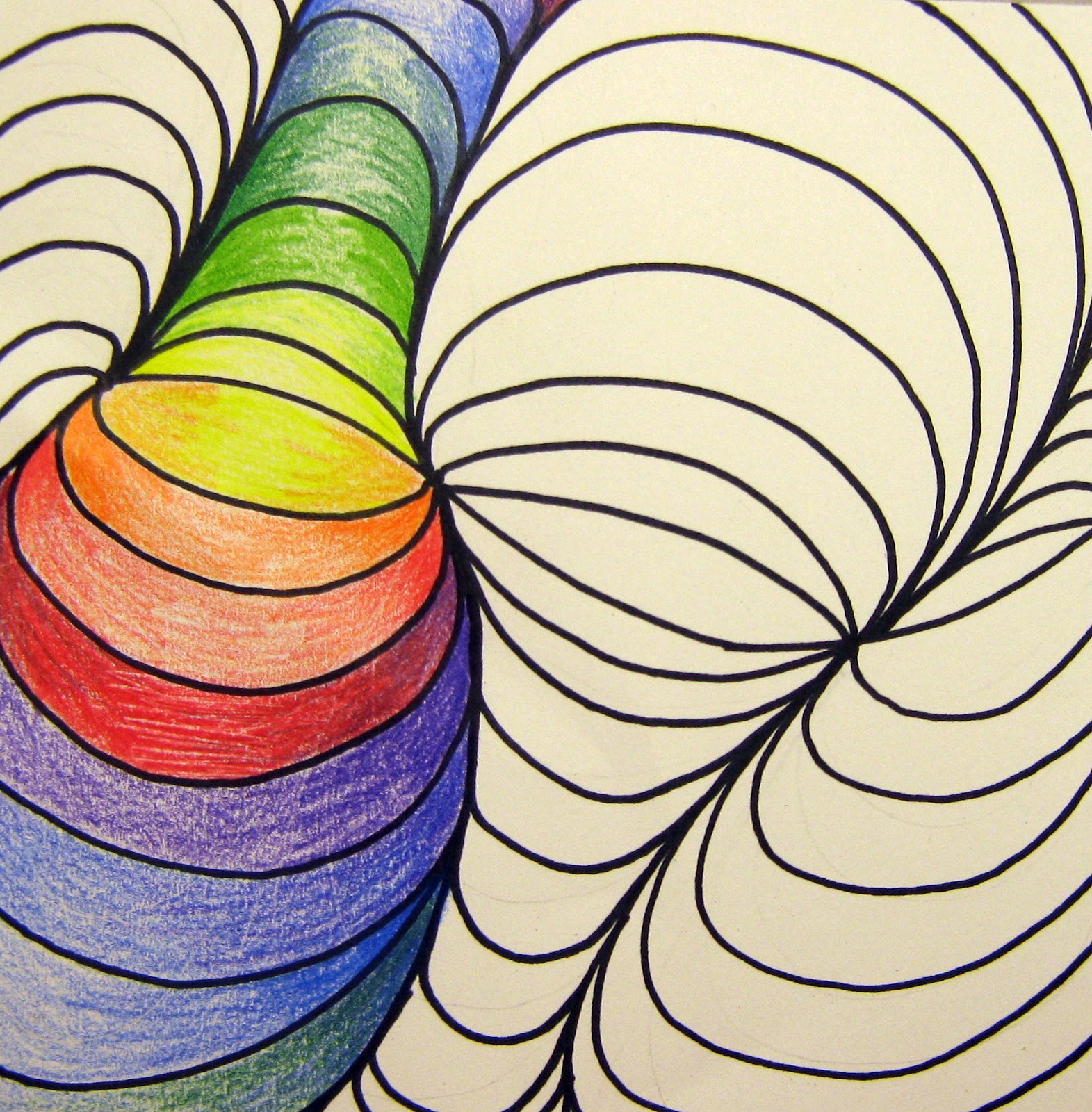 Art in the Middle...school: I LOVE LINES