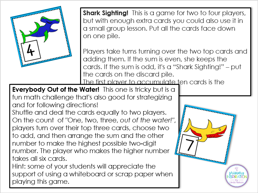 Primary Inspiration: Start Summer with These Free Shark Math Games