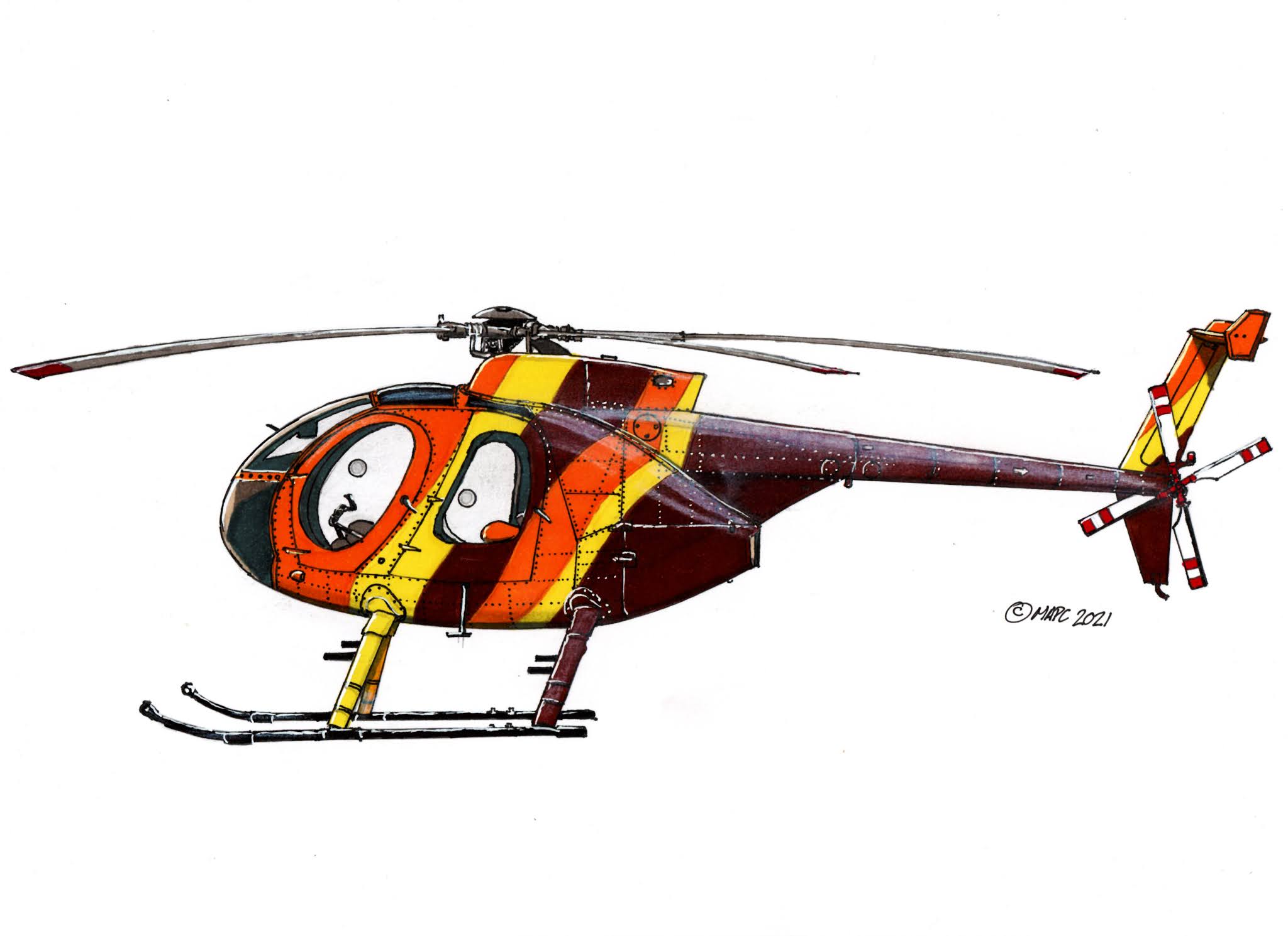 Hughes 500D "Magnum P.I."