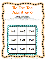 Fun Games 4 Learning: Tic Tac Math Freebies Now Available!