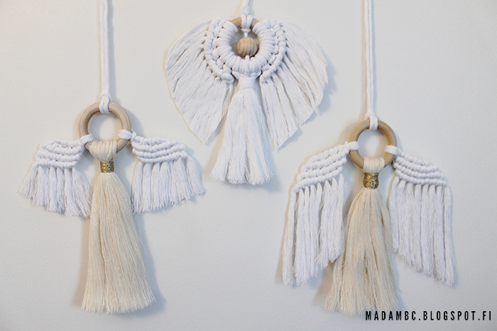 Madam B.C.: 20. luukku: Makramee-enkeli (+ohje)