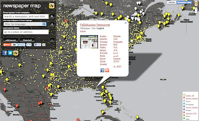 The Centered Librarian: The Newspaper Map
