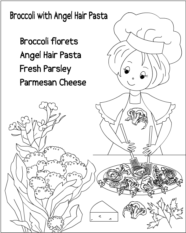 Recipe Coloring Pages Coloring Pages