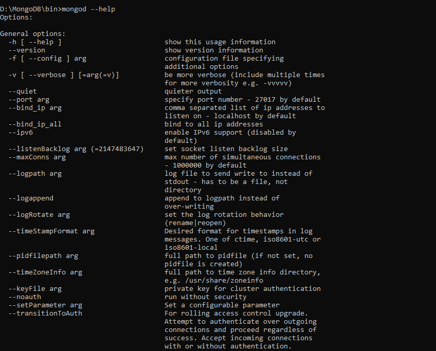 Install Mongo DB on Window