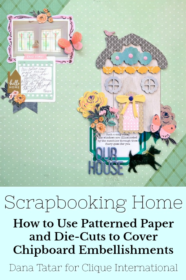 Our House Scrapbook Layout - Clique International