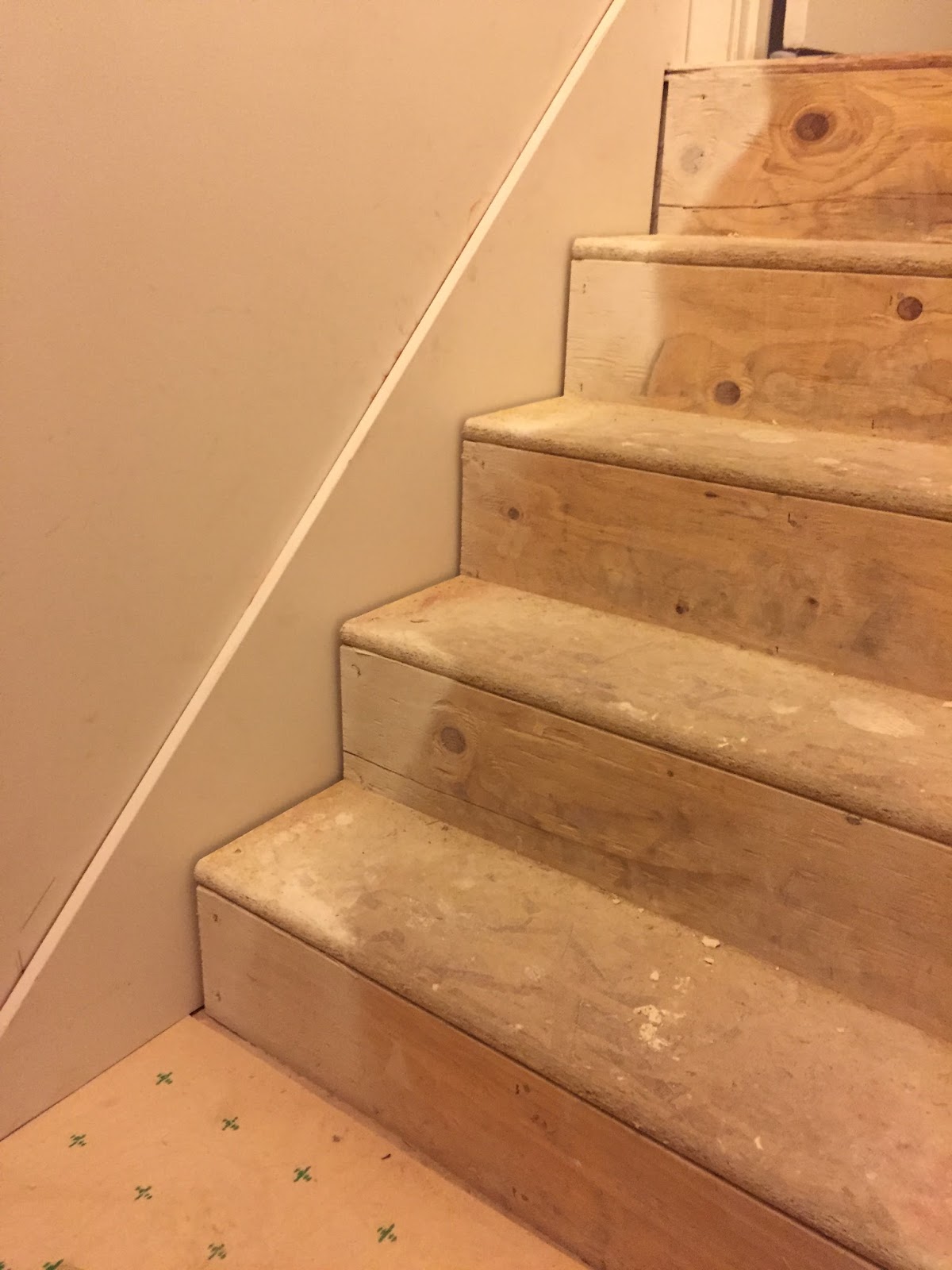 Transforming Tudor Twelve: Basement Stair Aprons