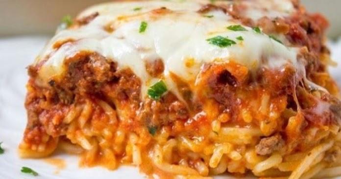 Easy Baked Spaghetti Recipe - Food Info