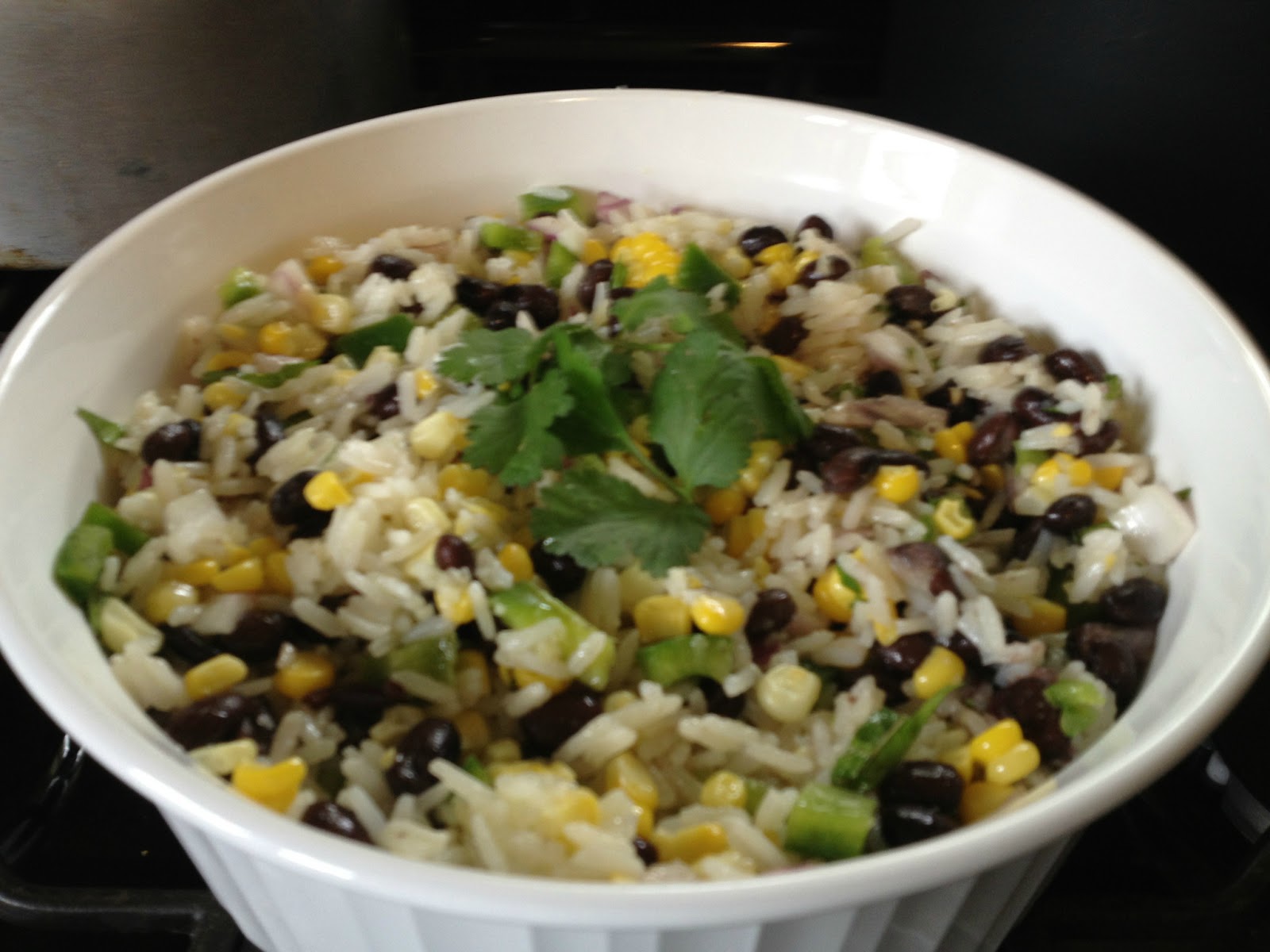 Texas Girl Cooks: Black Bean, Corn, and Rice Salad