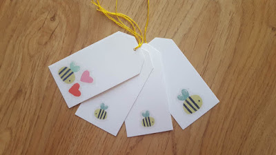 DIY bumblebee gift tags |Keeping it Real