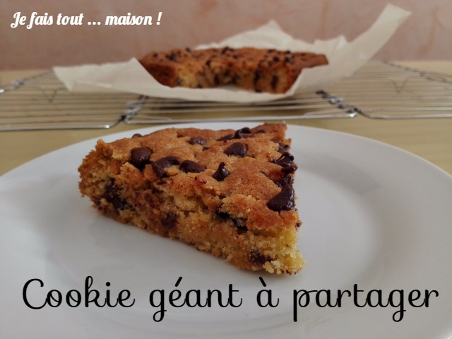 Cookie géant à partager
