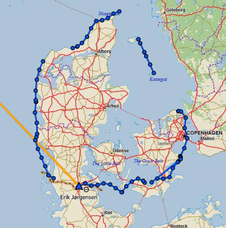 DANMARK RUNDT I REKORDFART