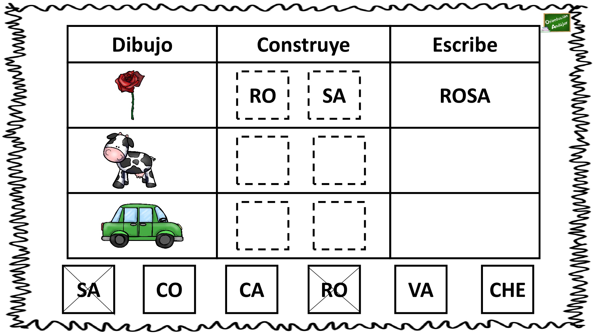 Ejercicios para aprender a leer