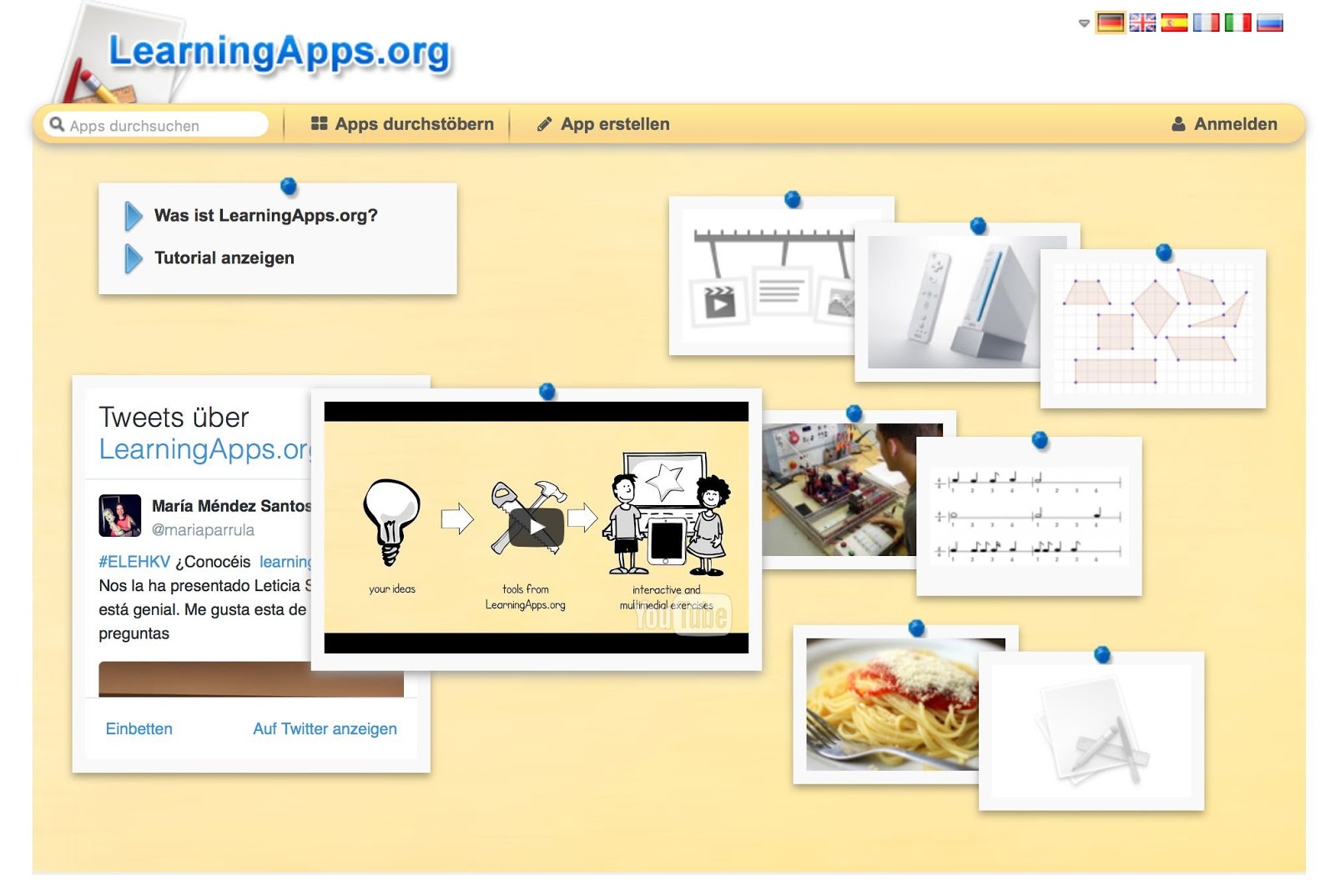 LearningApps ~ Centro de Herramientas y Recursos para el Aprendizaje