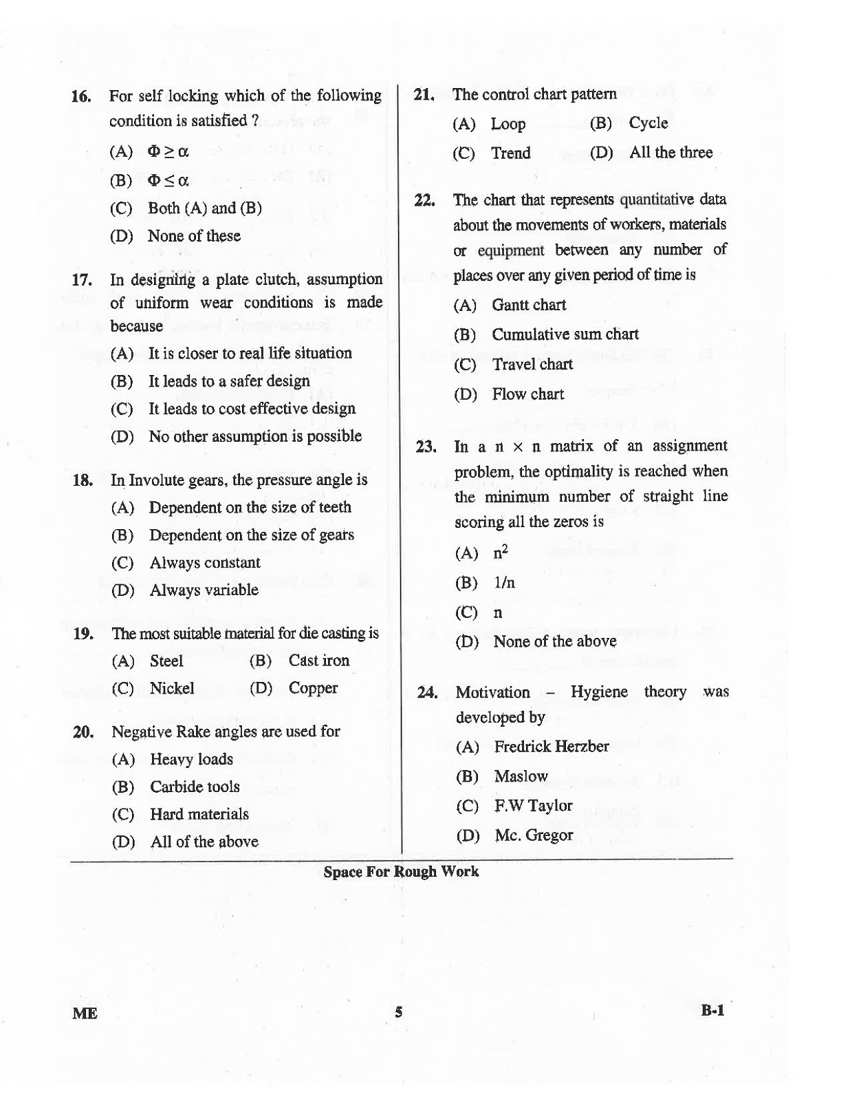 KEA PGCET Question Paper: Mechanical Engineering : M.Tech : 2016 – VTU ... KEA PGCET Question Paper: Mechanical Engineering : M.Tech : 2016 – VTU ...