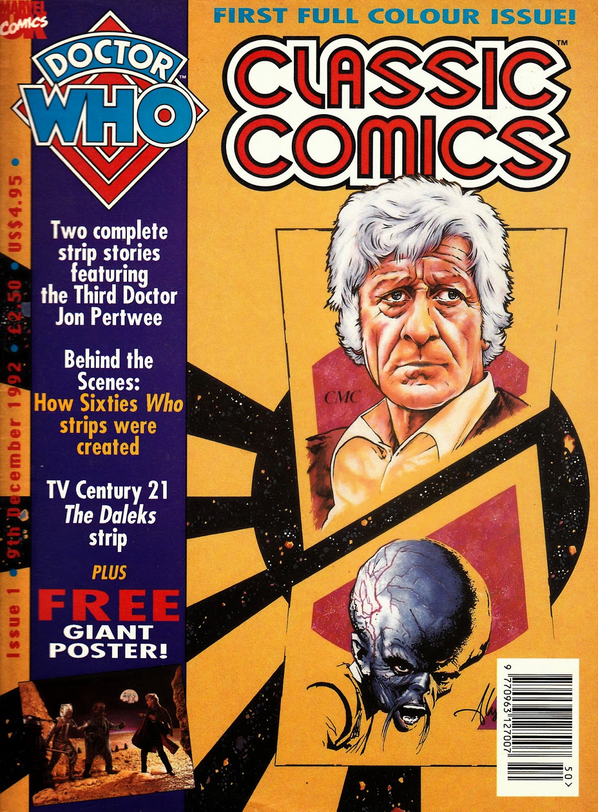 STARLOGGED - GEEK MEDIA AGAIN: 1992: DOCTOR WHO CLASSIC COMICS Issue 1 ...